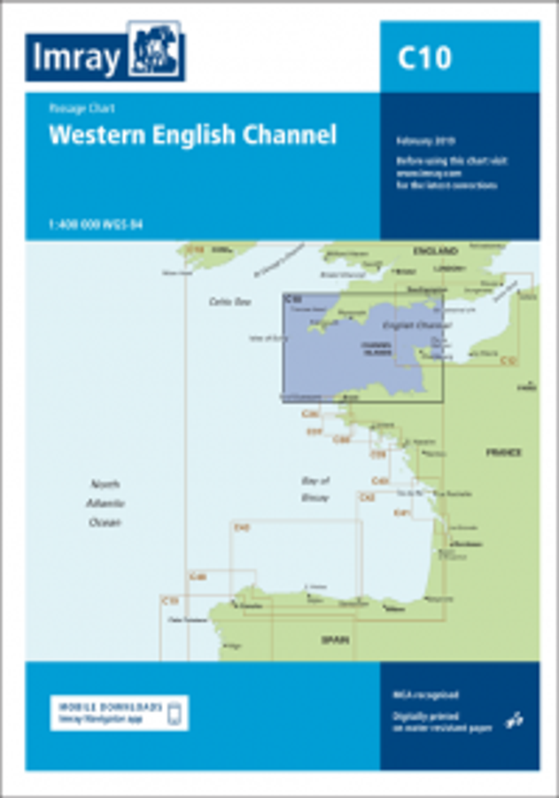 C10: Western English Channel Passage Chart - Nautisk Fritid